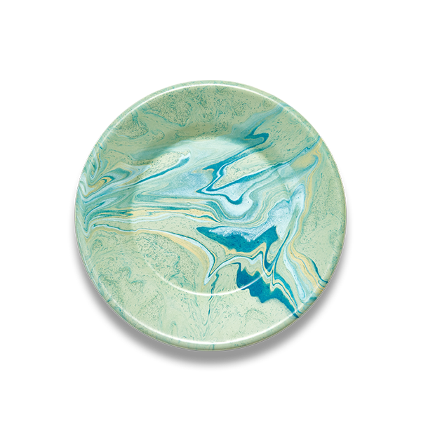 New Marble Small Flat Plate 21cm Mint – BORNN Wholesale